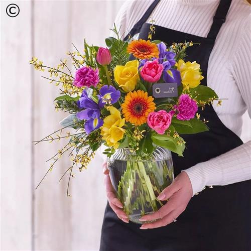 Spring Vase Arrangement Vandella Flowers Carlisle Florist